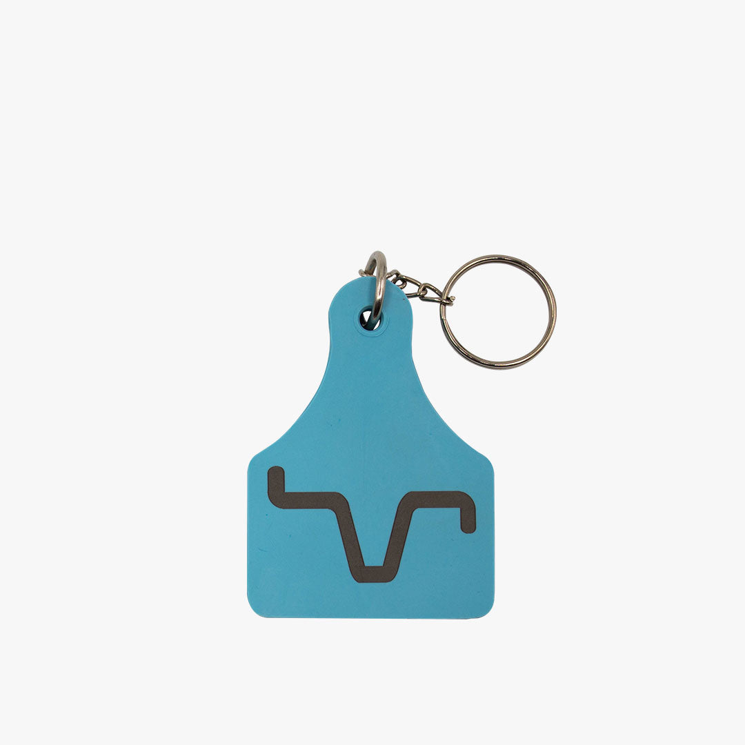Llavero Arete de Toro Azul – Cuernos Chuecos